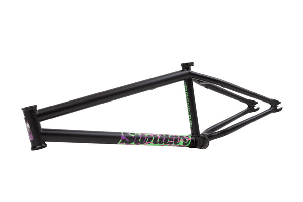 Sunday Street Sweeper Frame (Matte Black w/Purple and Green Flames ...