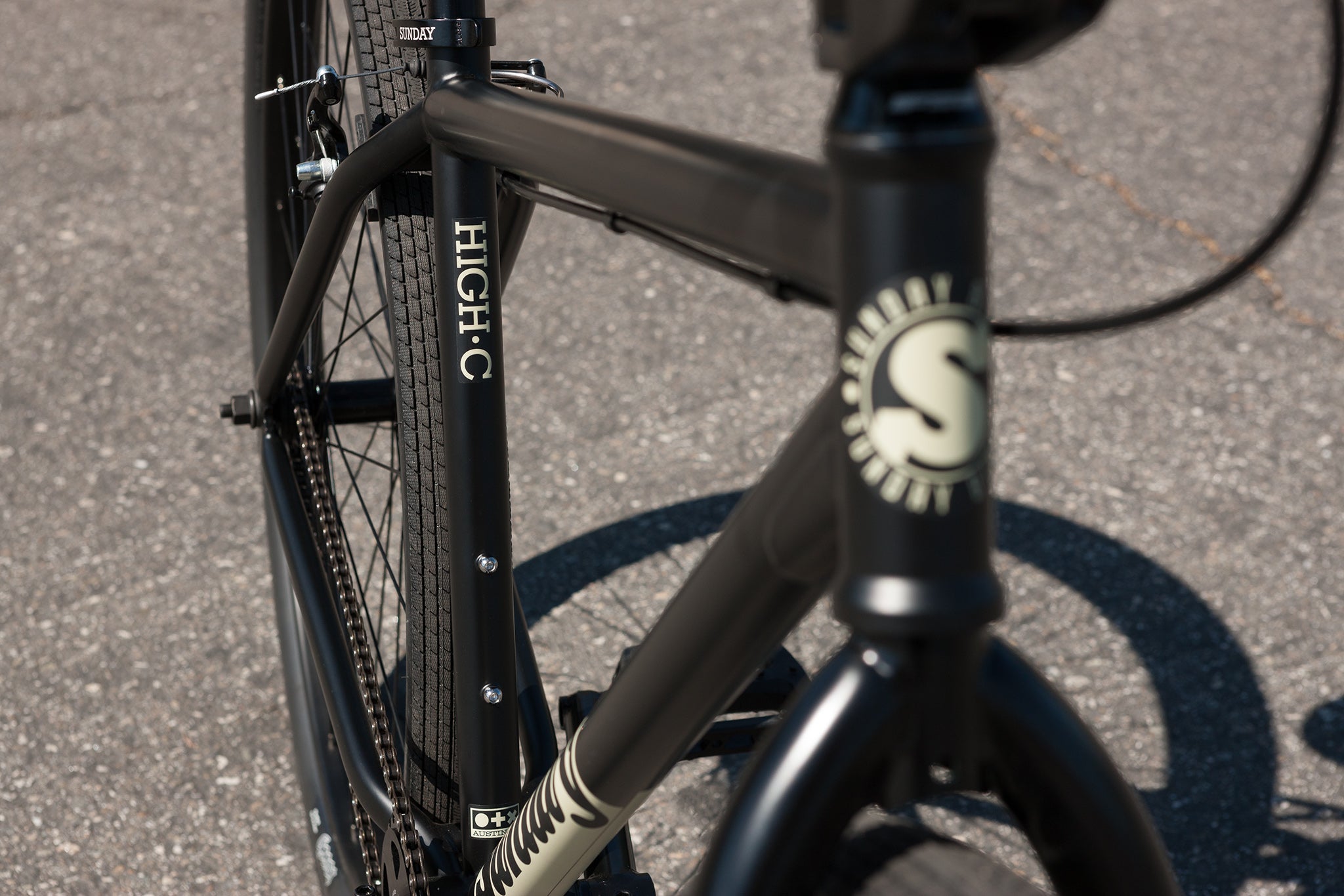 Sunday High C 29" (Matte Black with 23.5" tt) | Sunday Bikes