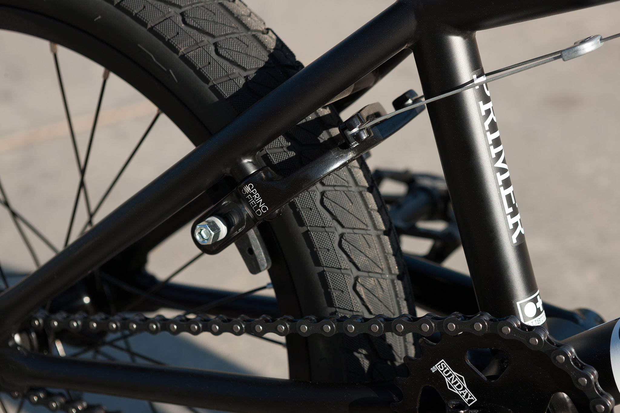 Sunday Primer 18" (Matte Black with 18.5" tt) | Sunday Bikes