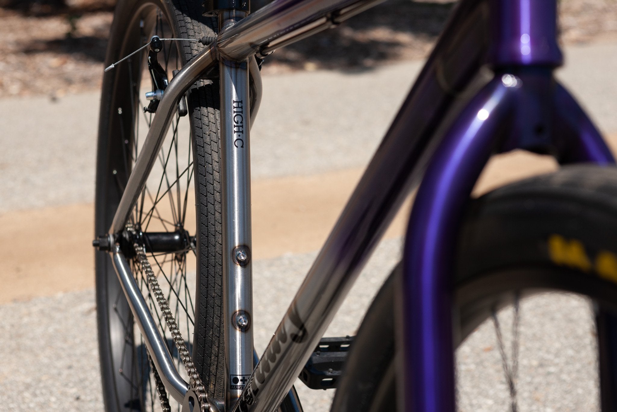 Sunday High C 29" (Gloss Trans Purple to Raw Fade with 23.5" tt ...