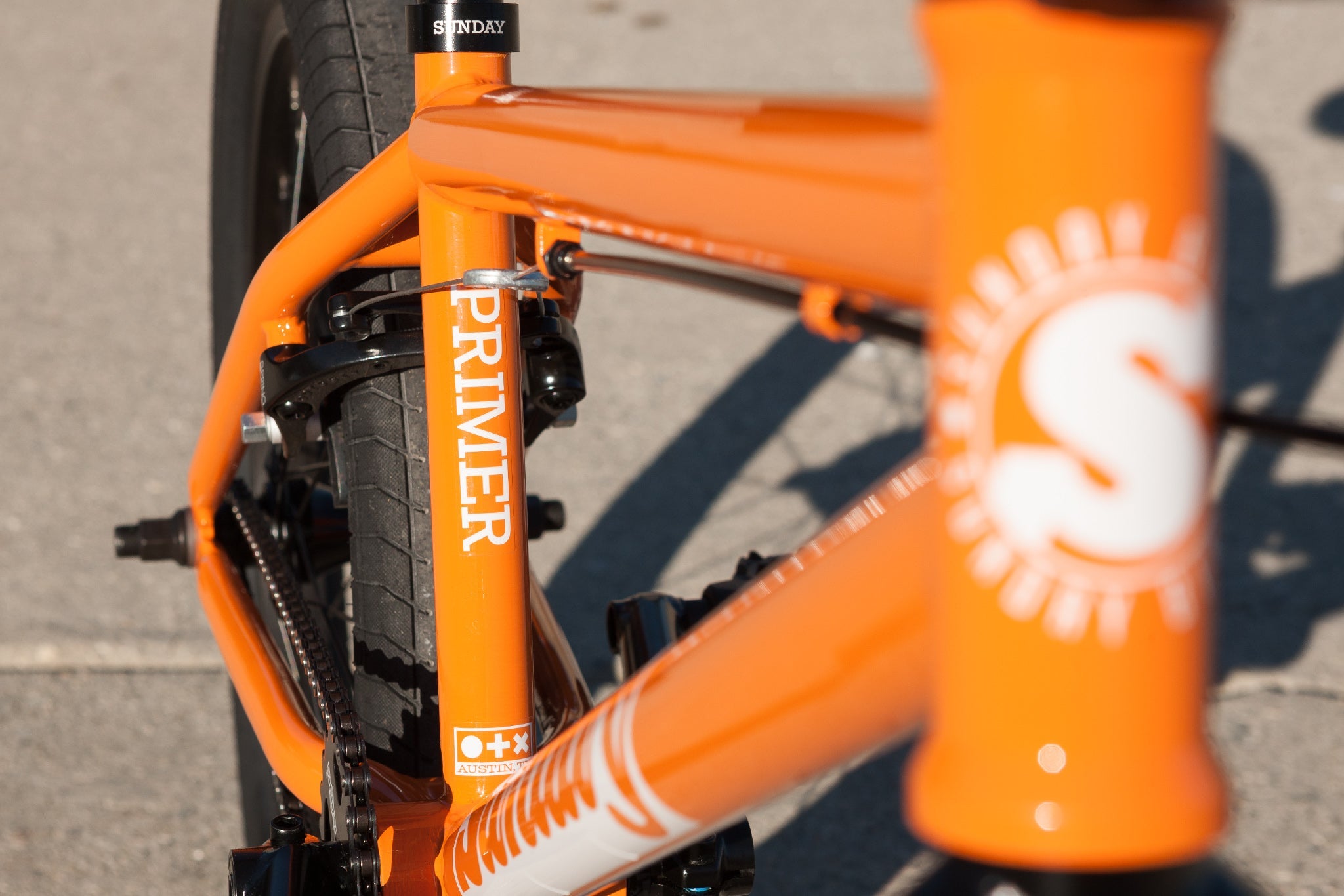 Sunday Primer (Gloss Orange Soda with 20" tt) | Sunday Bikes